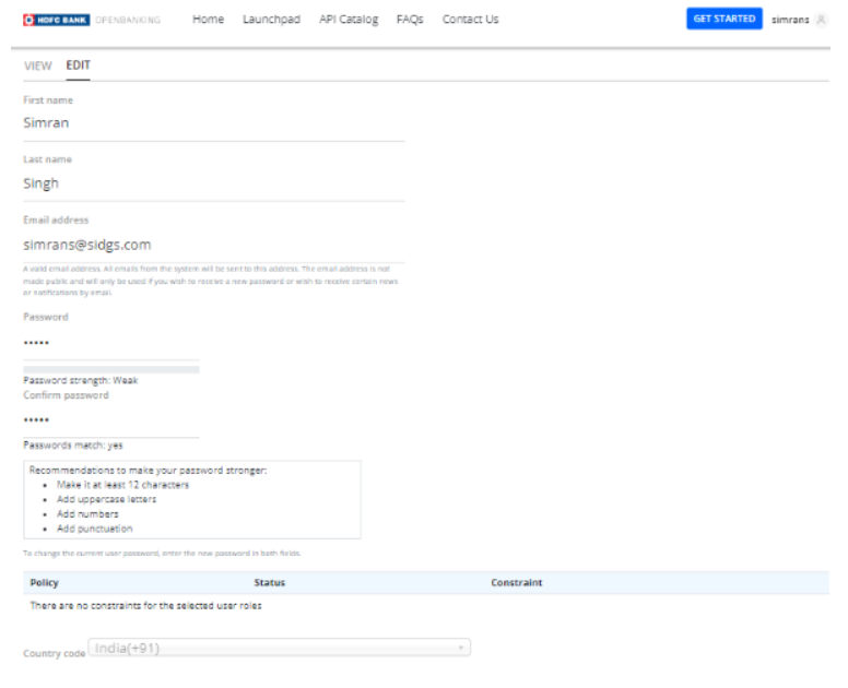 How can I register? | HDFC Bank API Portal